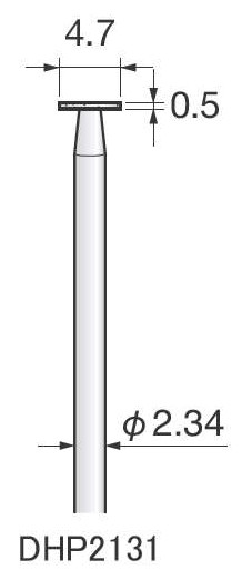 ネコポス 対象商品です8個まで送料全国一律 270円（税込）詳細はこちら電着ダイヤモンドポイント　Diamond Instrumentsカットダイヤ　High-Grade Diamond Instruments軸径：Φ2.34mm粒度：#1...