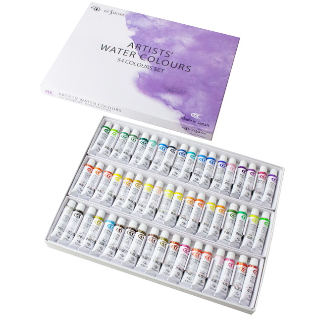 透明水彩絵具セットKUSAKABE ARTISTS' WATER COLOURS SETクサカベ専門家用透明水彩絵具は、環境と人にやさしい製品を目指し、厳選された原料をもとに発色や使用感にこだわった絵具です。＜メーカー商品HP＞www.ku...