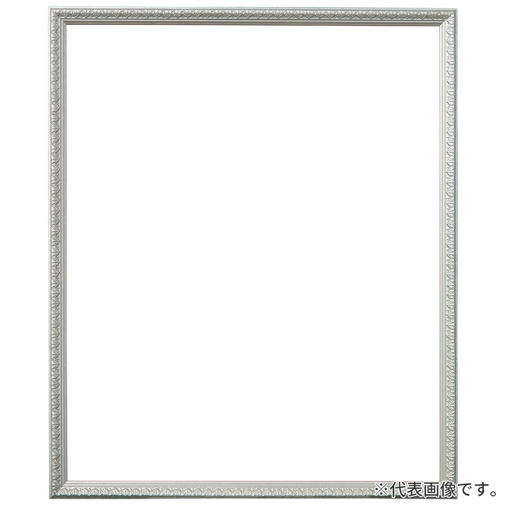 額縁カテゴリ：デッサン額縁型番：シャルムカラー：銀材質：木材(南洋材)グレージング(表面)：アクリル裏板：PPコルゲート裏板仕上げ：ブラックテープ貼サイズ：八切額内寸(mm)：303×242IBMREF.：DB55202※画像は型番の代表画...