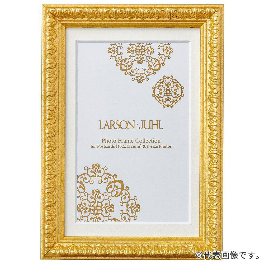 型番：シャルムカラー：金材質：木材(南洋材)グレージング(表面)：アクリルサイズ：5×7(キャビネ)額内寸(mm)：128×179マット窓寸(mm)：94×142IBMREF.：LJPF0104※掲載画像には額装見本が含まれます。商品にはポ...
