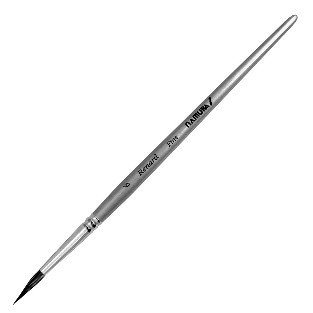 ネコポス 対象商品です5個まで送料全国一律 270円（税込）詳細はこちらルナールとはフランス語でキツネを意味します。美しい灰色の天然毛を使用した水彩筆。シルバーフォックスは水含みが良く、柔らかな毛質だが程よい弾力があり復元力も高い。Sket...