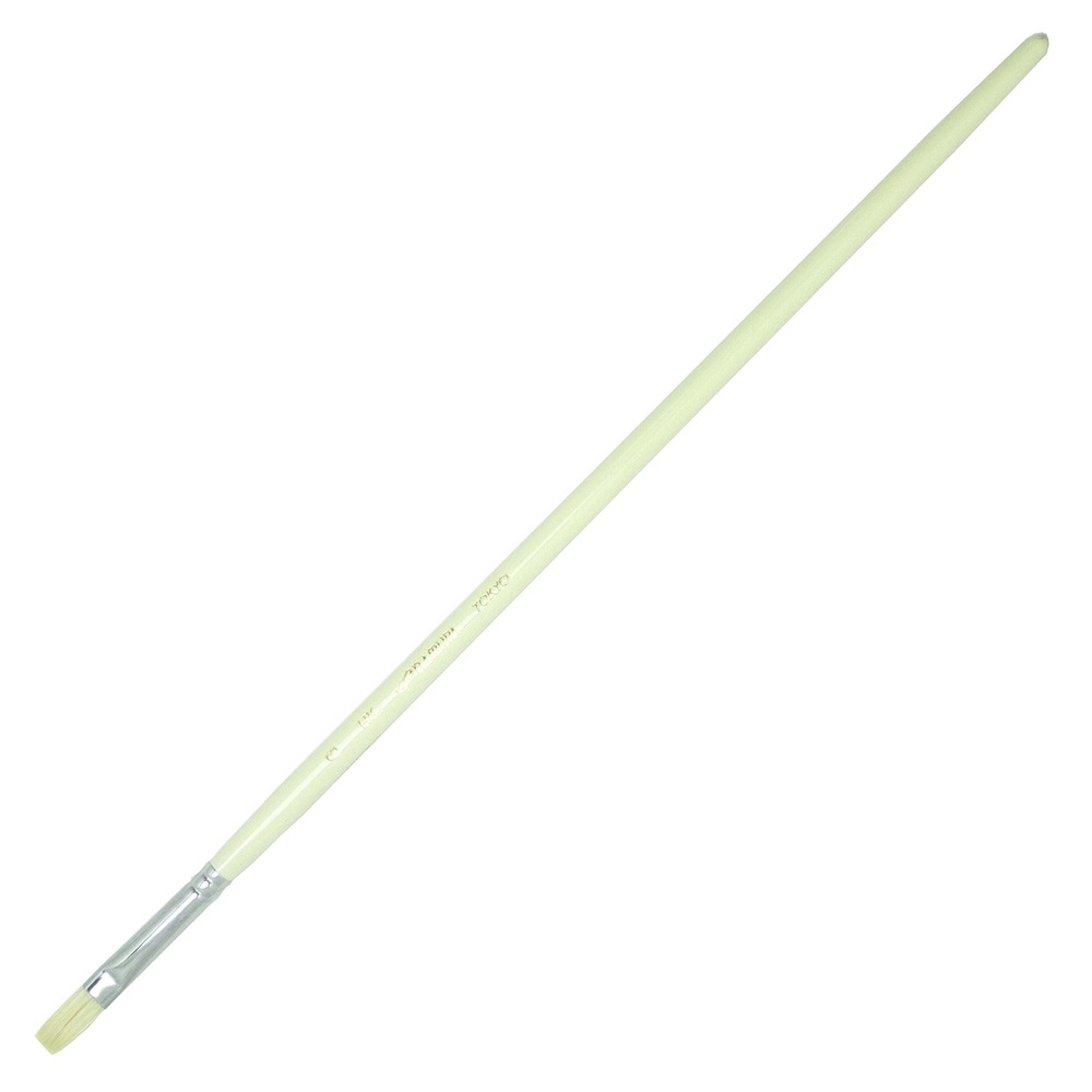 良質ブタ毛を選別して入念な製法で造られたものです。名村大成堂の技術を生かした本格的な画筆で特にコシの強さに定評がありプロにも好評です。ビッグサイズのものは大作用、壁画用として多用されています。穂先の種類・形状 ： 平規格・号数・No ： 6...