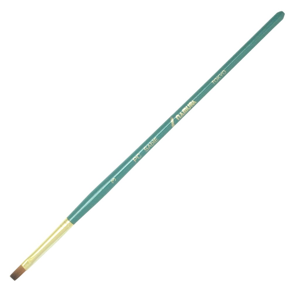 ネコポス 対象商品です25個まで送料全国一律 270円（税込）詳細はこちら短軸のナイロンセーブルは、特有の弾力に加えて絵具含みが良く、ペインティングクラフトは勿論、アクリル・デザイン・ネイルアートなど広い範囲にご使用頂けます。穂先の種類・形...