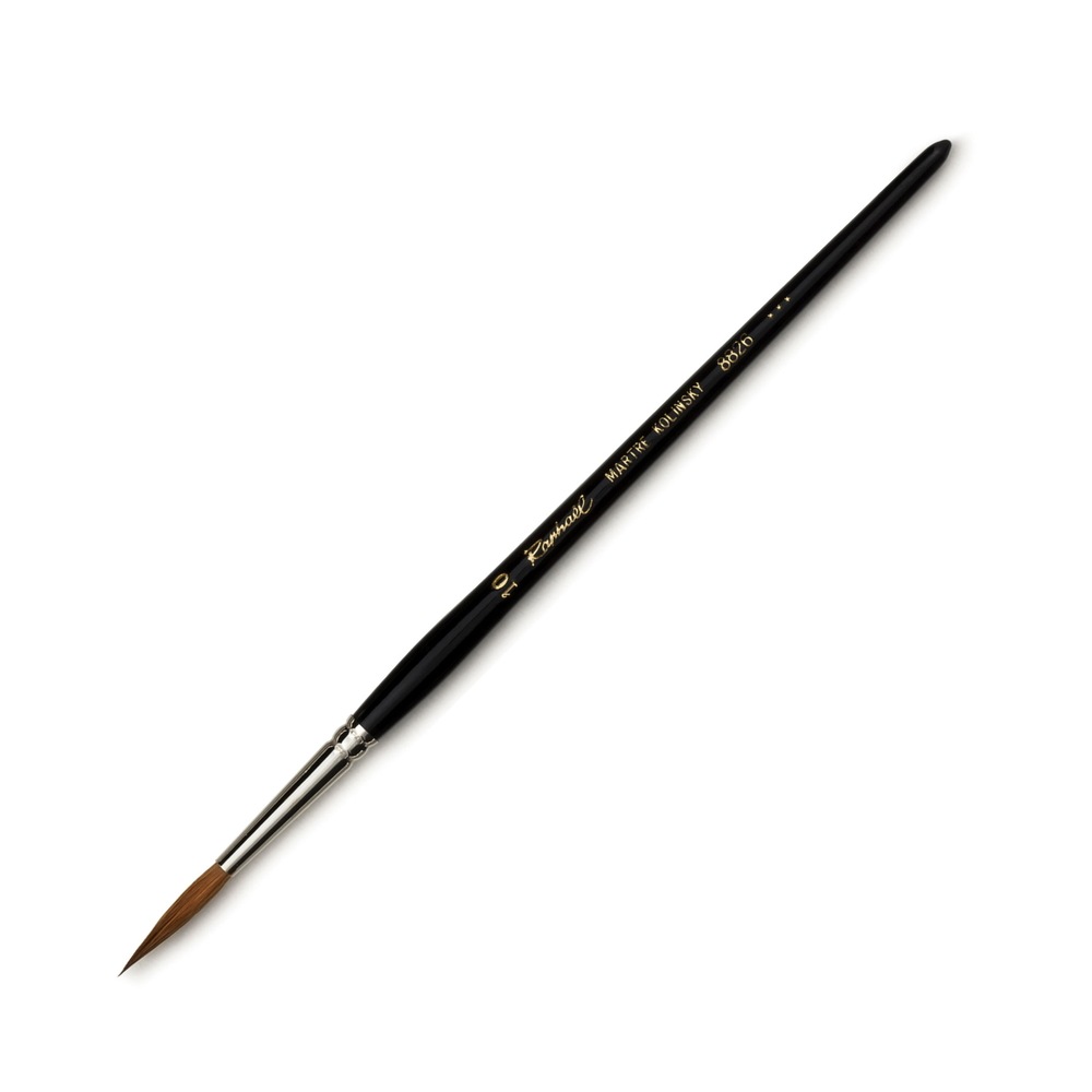 毛質：コリンスキー形状：丸（長穂） サイズ：10号　　　　　口金の直径 4mm　　　　毛丈 26mm　特徴：リガー　穂先が長いため、絵具の含みが抜群で、途中で継ぎ足すことなく長い線描が可能備考：線描に最適で設計、植物画、風景画での郡葉描き等...