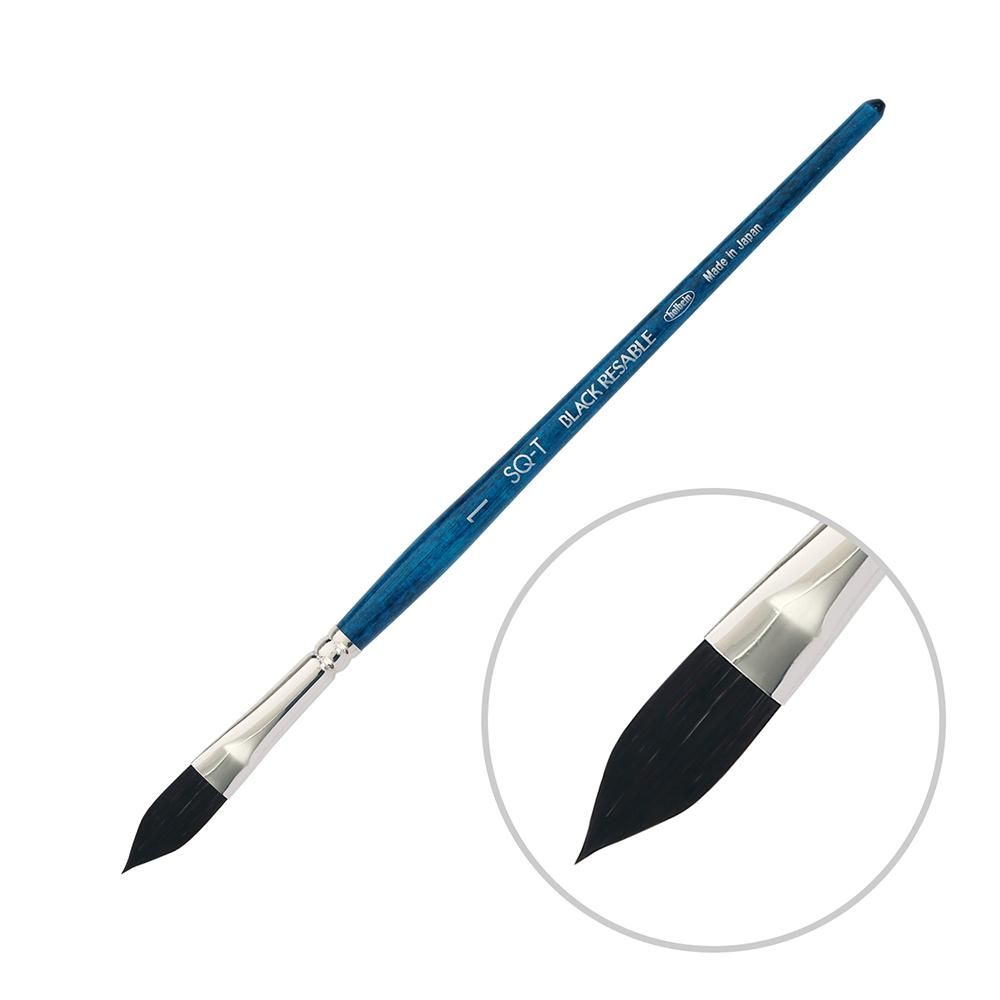 ネコポス 対象商品です7個まで送料全国一律 270円（税込）詳細はこちら良質のリス毛に特殊処理されたリセーブル毛の特質を加え、絵具含みが良くソフトな描き味を実現。繊細さが求められる水彩画に最適の筆です。キャッツタン型は、通常のフィルバートや...