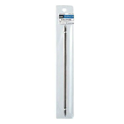 錆びにくい無電解ニッケルメッキ処理仕様マグネット付サイズ(刃先×全長L)：+2×200取付本数：1