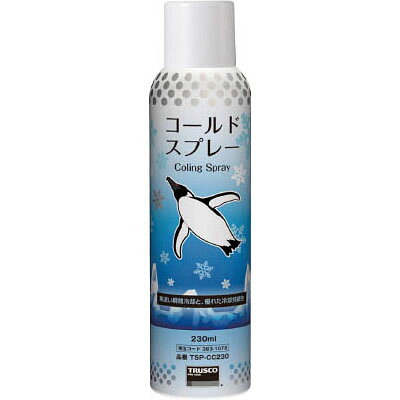 仕様容量(ml)：230質量：230g(注意)値が「-」の場合仕様条件に含まれません。特徴冷却効果に優れ、より早く効率的に瞬間冷却します。目的部位から約20cm位離し、ソックスやタオルの上からスプレーしてください。水で濡らしたタオルなどで軽...