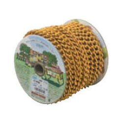 【特徴】軽量性と鮮やかなカラーの美さが特長のチェイン。装飾や手芸など用途に適している。マンテルのピッチが小さなタイプ。仕上がりの美しさと扱いやすさが特長です【仕様】ショートマンテル、リール巻チェインリール寸法：120φ×80mmリール重量：...