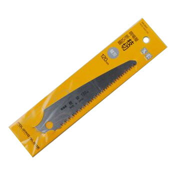 現場屋 折込枝切鋸(替刃)120mm替刃式折込鋸 使いやすさを追求したコンパクト設計【仕様】●枝切・生木剪定●重量(g)：20
