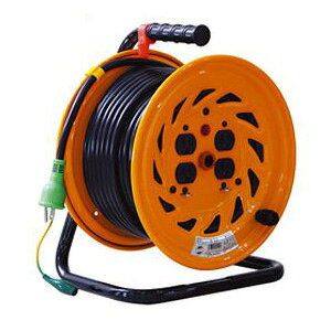 標準型ドラム(屋内型)【仕様】●30mタイプ●電線仕様(電線種×太さ×芯)：VCT 2.0×3●接地2P 15A 125V●コンセント数：4●重量：7.4kg