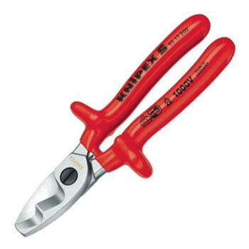 仕様ヘッド仕上げ：クロームメッキハンドル仕様：1000V絶縁ディップコーティング (VDE絶縁テスト済み)厚いディップコーティングが施された1000V絶縁のハンドル切断能力(銅・アルミケーブル：φmm)：20切断能力(銅・アルミケーブル：m...