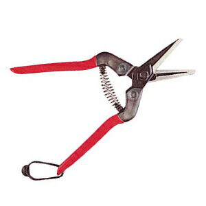 ●近正の采園鋏は、野菜の収穫、果実の手入れなど、農作業全般で使用できます。すべらないギザ刃付、人気があります。ギザ刃付で切るものがすべらない　針金きり付き＃18まで【仕様】全長：190mm刃長：48mm重量：130g刃：高級炭素刃物工具鋼柄...