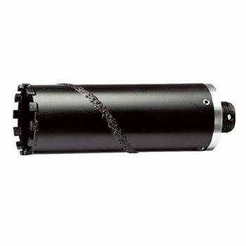 特長お手持ちの回転ドリルで鉄筋コンクリートなどの軟削材への穴あけが水を使わず容易にできます。コア外周の溶射ドラゴン溝で切り粉の排出効果が高く、スピーディーな穴あけ作業が可能です。新開発ラジワンシャンクシステムにより、他サイズコアボディーへの...