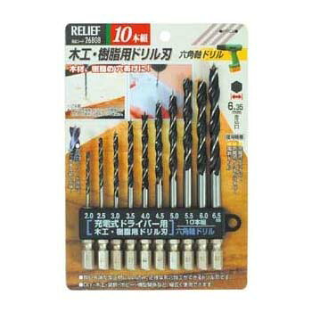 特徴鋭い先端が加工材にくい込み、正確な丸穴加工ができるドリル刃です。DIT・木工・装飾・ホビー・模型関係など、幅広く使用できます。用途木材・樹脂仕様パッケージ寸法：155×107×15mm材質：ハイカーボン鋼2.0-2.5-3.0-3.5-...