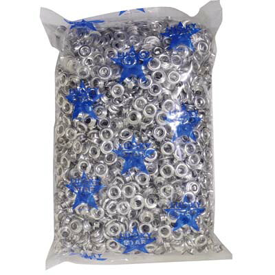 仕様10mm(#25)2000組入り用途ベルト・カーテン・エプロンや袋物の穴の補修、補強からシート・幌・テント・ビニールハウスの穴の補強に！材質アルミ製生産国 日本※商品イメージは51473の物を使用しております。※ご注文を頂いてからメーカ...