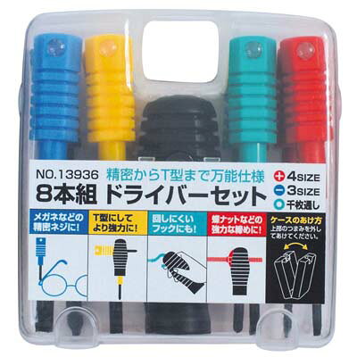 セット内容(+)No.00・No.0・No.1・No.2(-)3mm・4mm・5mm千枚通し