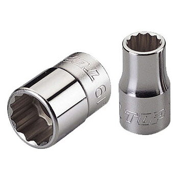 特長ボルト・ナットを傷めない差込角9.5mm(3／8inch)仕様対辺寸法：23mml：14mmL：33mm12角サーフェイス