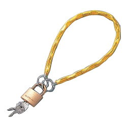 特徴キーロック(南京錠)用のチェインです。両端のリングにキーロック(南京錠)を通してロックします。仕様カラー：黄線径：3mmφ標準サイズ：(A)21mm・(B)5mmチェインサイズ：600mmチェイン材質：鉄ユニクロメッキ仕様：カラービニー...