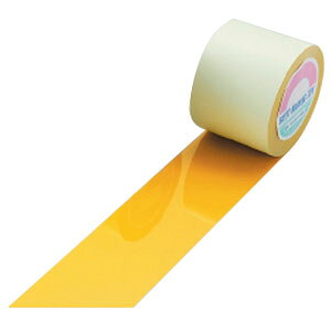仕様サイズ：75mm幅×20m厚み：0.2mmカラー：黄裏面に離けい紙付環境に優しい商品材質：オレフィン樹脂(表面ポリエステル加工)用途室内床の区域標示用メーカーからの取寄せ商品のため、お客様都合によるご注文後のキャンセル、返品、交換はでき...