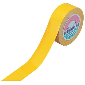 特徴フラットな屋内の床に最適。仕様サイズ：50mm幅×10m厚み：0.91mmカラー：黄材質：軟質エンビ裏面離けい紙付用途工場、学校、病院などの構内区画線、案内指示線に。メーカーからの取寄せ商品のため、お客様都合によるご注文後のキャンセル、...