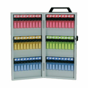 特徴鍵探しで、貴重な時間を使わないでください。キーボックス本体の鍵は、3桁の暗証番号式ダイヤルキーを使用したキーレスタイプ。収納スペースは色分けされており、用途に応じて収納が可能です。使用状況も一目でわかります。また、持ち運びにも便利な大型...