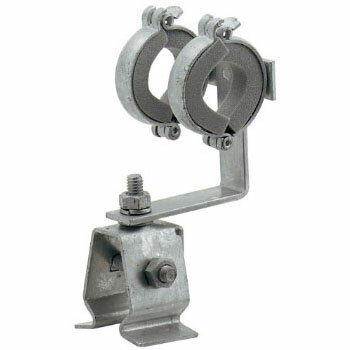 仕様材質：鋼ハゼ式折半屋根用砲金チーズ：6126-13、6126-20×13、6126-25×13を固定できます。配管を固定する際は625-761をご使用ください。フラットノズルなどの散水器具や屋根配管固定金具の設置をステンレス配管以外で行...