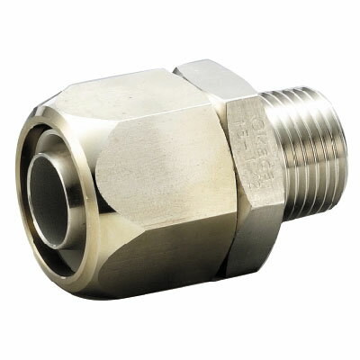 特徴機能性UP！コンパクトにまとまりスマートにホース接続できます。安全性UP！危険な出っ張りがなくホース接続ができます。確実性UP！均等締付による確実なシール構造で安全性・確実性があります。材質ボディ：SUS304ナット：SUS304押えリ...