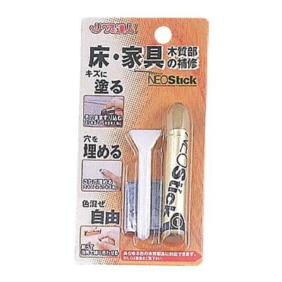 特徴指先で色混ぜもできる1本×3役のクレヨンタイプ補修剤。一本3役。床・家具・壁のキズ補修剤。「キズにすり込む」「穴を埋める」「色混ぜ自由」。指先(体温)で柔らかくでき、作業性バツグン！仕様個装重量：20g付属品：ヘラ/スチールウール※商品...