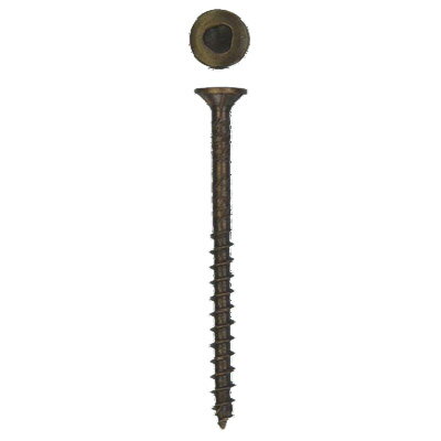 特徴ビス頭を表面に出す新発想！集成材、無垢材、造作家具、家具、アイデア色々！施工ポイント：座堀りするときれいに仕上がります！専用ビット 三角2番使用。仕様ビスサイズ：4.2×65ビット無色：ブロンズメッキ(GB)※商品画像はイメージです。※...