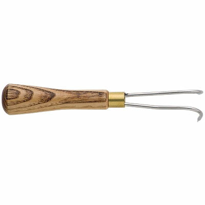 特徴ステンレス製の2本爪根かきです。仕様全長(mm)：185重量(g)：60太さ(mm)：4