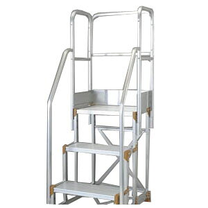 特徴アルミ製作業用踏台の専用の手すり部材です。仕様組立式タイプ：天場背面手すり適合機種：TSF(C)-266、369、4612質量(kg／セット)：2.0用途作業用踏台からの落下防止に材質・仕上げアルミ注意事項踏み台は別売です。生産国 日本...
