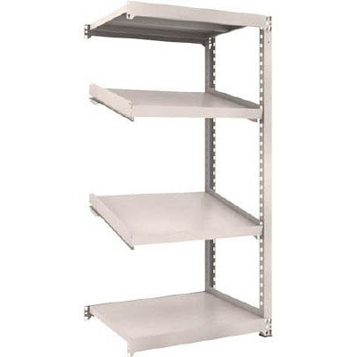 特徴段替が簡単。ラック本体はボルトレス構造なので、棚板の段替えが簡単です。傾斜角度を自在に設定。用途に合わせて水平から約30度まで傾斜させることができます。組立式。一段あたりの均等積載量300kg/段棚板調整ピッチ50mm粉体塗装。4段うち...