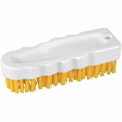 特徴カラーによる区域管理などができるHACCPに対応したブラシです。毛は抜けにくく熱に強いため、衛生管理が必要な場所での使用に適しています。仕様色：イエロー横(mm)：50縦(mm)：160厚み(mm)：50質量(g)：137用途衛生管理が...