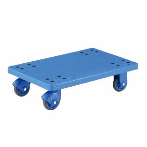 特徴樹脂製省音キャスターの採用により走行音を抑えた静かな台車です。省音キャスターにより、オフィスビル内の引越しなどで他の店舗に迷惑を掛けることなく、什器類の移動ができます。平台車仕様完成品自在キャスター、固定キャスター各2個均等荷重(kg)...