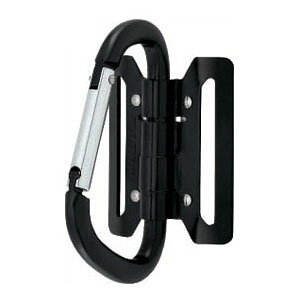 工具差しカラビナ部分は可動式で使用に応じて折りたたむ事が出来ます。可動式全重量：100g