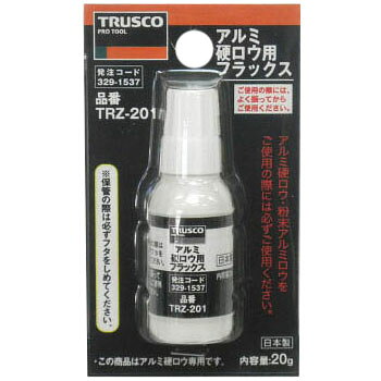 仕様摘要：アルミ硬ロウ用それぞれ専用のフラックスを使用してください質量：20g特徴乾燥して固まったり、吸湿しない水溶液タイプです。そのまま使え、塗りやすい樹脂ボトル容器です。用途ロウ付け作業に。注意事項フラックスには有害なフッ化物が含まれて...