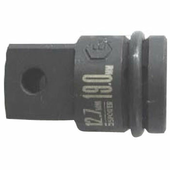 特徴インパクトレンチでお手持ちのソケットを差し込んで使える、変換アダプターレンチ差込角をサイズ変更します。仕様変更サイズ：12.7mm～19.0mm材質：Cr-Mo