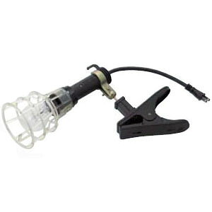 【仕様】●明るさ：1150lm●コード長さ：0.3m●電源：110V●消費電力：100W●標準消費電力料金：2.2円/h●手元スイッチ付●質量：230g【特徴】●熱、衝撃に強いポリカガード付です。●ゴムキャップタイヤケーブルを採用しています...