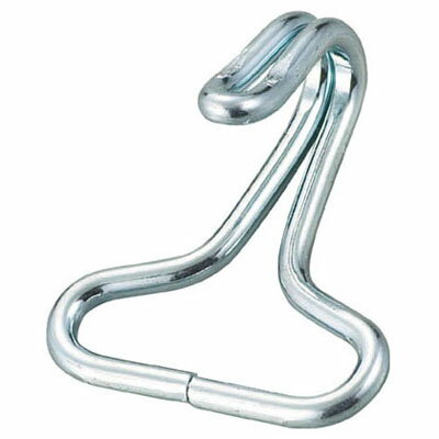 仕様幅×奥行×高さ：28×15×30mmタイプ：ダブルフック質量：53g/パック特徴工具なしで簡単にゴムロープに設置できます。材質/仕上げスチール表面処理：溶融亜鉛メッキ仕上げ生産国 日本