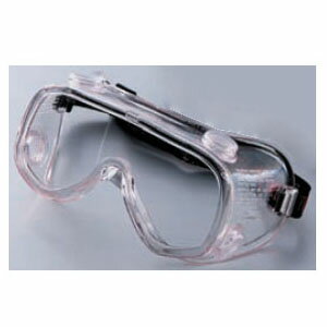 眼鏡をかけたままでも使用できます。防塵メガネ(ゴグル形)ベンチレーションタイプ（上下に2個ずつ付いています）くもり止め加工レンズ【仕様】●フレーム：軟質塩化ビニル●レンズ：セルロース1.5mm厚●フレーム色：透明●製品重量：約80g※ベンチ...