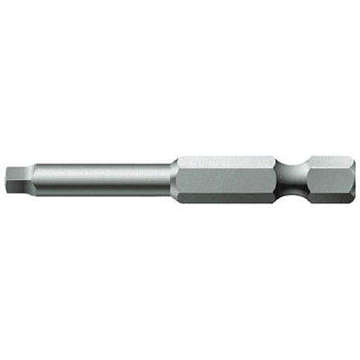 特徴スタンダードタイプのドライバー用ビットです。仕様シャンク径：6.35mm刃先：SQ3全長(mm)：50質量(g)：11.4生産国 チェコ※商品イメージは060160の物を使用しております。