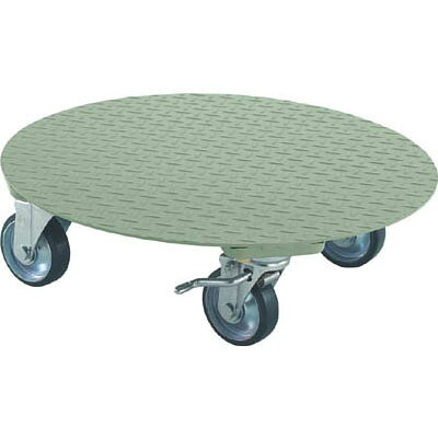 【仕様】●均等荷重：500kg●積載面：552mm●床面高さ：198mm●キャスター径：130mm●キャスター：自在×2、自在ストッパー付×2●縞鋼板平台車仕様●車輪：2輪自在・2輪自在ストッパー7.5●質量：18.6kg【特徴】●溶接構造...