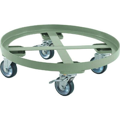 【仕様】●均等荷重：500kg●積載面：610mm●床面高さ：198mm●キャスター径：130mm●キャスター：自在×2、自在ストッパー付×2●Lアングル枠による全周ガイド仕様●車輪：2輪自在・2輪自在ストッパー付●質量：16.5kg【特徴...