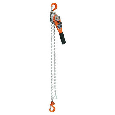 【仕様】●定格荷重：0.50t●標準揚程：1.5m●フック間最小距離：260mm●レバー長さ：267mm●手引力：333N●チェン線径：5.0mm●自動空転式●質量：3.5kg【特徴】●空転操作をせずに空転ができるレバーホイストです。●無負...