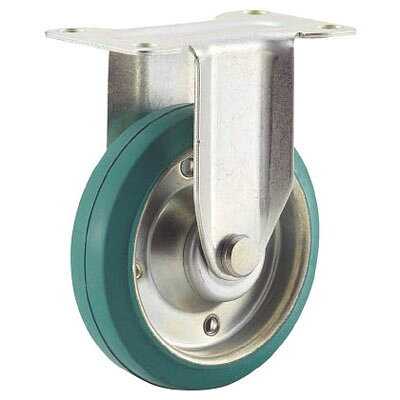 【仕様】●許容荷重：50kgf●許容荷重：490N●車輪径 D：100mm●車輪幅：25mm●取付高 H：125mm●取付座 A×B：98×56mm●取付ピッチ X×Y：82×40mm●取付穴径 P：9mm●固定式●プレート式●質量：0.5...