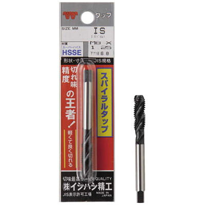特徴止り穴に用います。ホモ処理済です。ホモ処理により耐食性・耐摩耗性が向上しています。ブリスターパック1本入りです。切削性が良く切り屑はカール状に上へ巻き上がります。ホモ処理により、切削油の保持をし摩擦熱の発生を少なくし、溶着も防止します。...