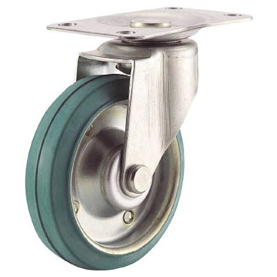 【仕様】●許容荷重：100kgf●許容荷重：980N●車輪径 D：130mm●車輪幅：38mm●取付高 H：175mm●取付座 A×B：128×94mm●取付ピッチ X×Y：100×56mm●取付穴径 P：9mm●自在式●プレート式●質量：...