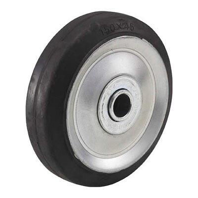 【仕様】●車軸径：20mm●キャスター：150mmゴム車輪●適用機種：1011●質量：0.9kg【用途】●スチールパイプ二輪車4011用補助車輪【材質/仕上げ】●キャスター金具：スチール●車輪：スチレンブタジエンゴム(SBR)生産国 日本