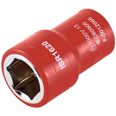 特徴1000V絶縁仕様です。IEC60900規格品です。安全を目視で確認できるセーフティーサイン付です。接触面が高いトルクをかけてもボルトナットを傷めにくくなっています。耐電圧試験済みです。仕様クロムメッキ仕上げ二面幅寸法(mm)：5差込角...
