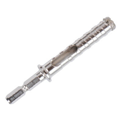 特徴騒音・振動のもとになる振動や打撃モードを使用していないので静かな作業ができます。お手持ちの工具(インパクトドライバ等)に装着するだけで手軽に穴あけができます。キワの穴あけが可能衝撃が少ないので、割れやすいキワの穿孔が可能です。水を使わな...